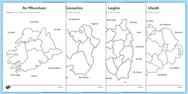 Counties of Ireland Game | Matching Activity (teacher made)