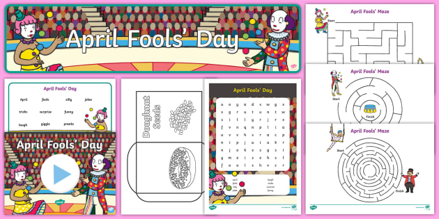 Classroom April Fools' Jokes and Activities Resource Pack