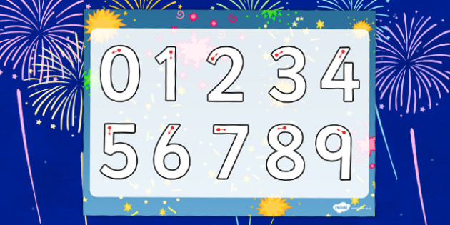 Bonfire Night Number Formation Worksheet (teacher made)