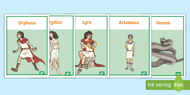 Orpheus and Eurydice Display Posters