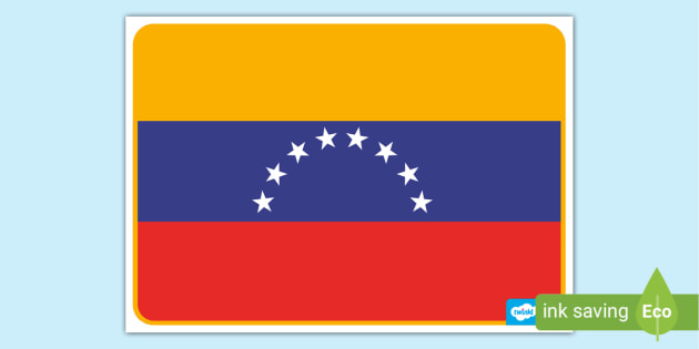 FREE! - Venezuela Flag Poster | Primary Resources | Twinkl
