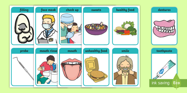 The Dentist Aistear Flashcards (teacher made)