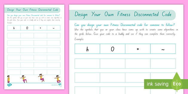 Design Your Own Fitness Disconnected Activity (teacher made)