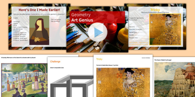 Geometry Art Pack | Teacher Made Resource | Twinkl