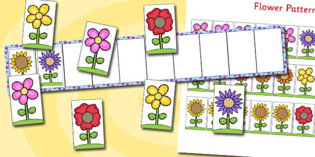 Flower Pattern Board (teacher made)