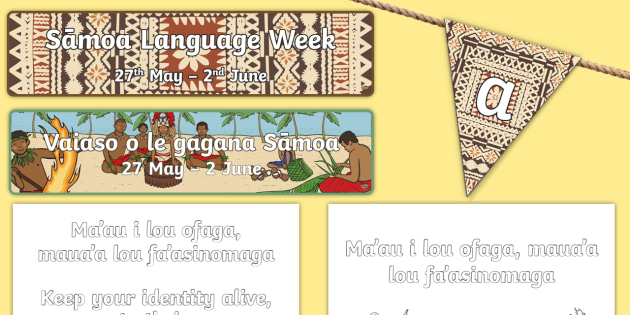 Samoa Language Week 2018 Display Pack - samoa, language, week
