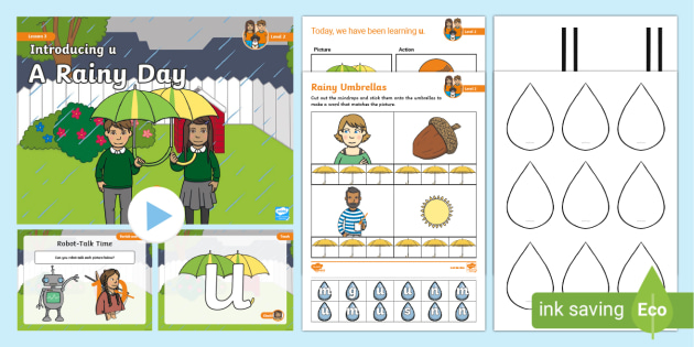 'u' Lesson Pack Level 2 Week 4 Lesson 3 (teacher made)