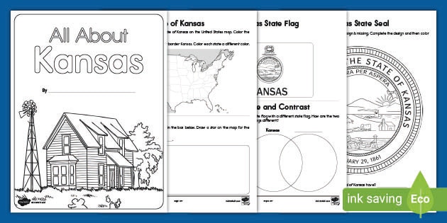 All About Kansas Activity Booklet | Twinkl Resources