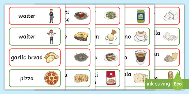 Italian Restaurant Role Play Display Banner (teacher made)