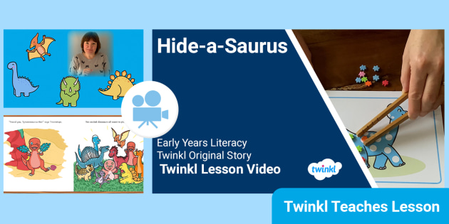 FREE! - Hide-a-Saurus Video Lesson | Early Years Storytelling