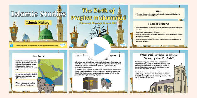 The Birth of Prophet Muhammad Presentation