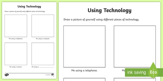 CfE Using Technology Worksheet / Worksheet