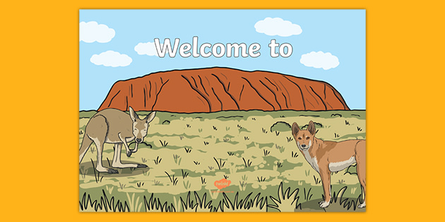 Australian Native Fauna Class Sign (teacher made)