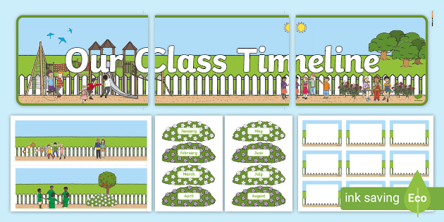 Our Class Timeline - Friendship-Themed - Primary Resources