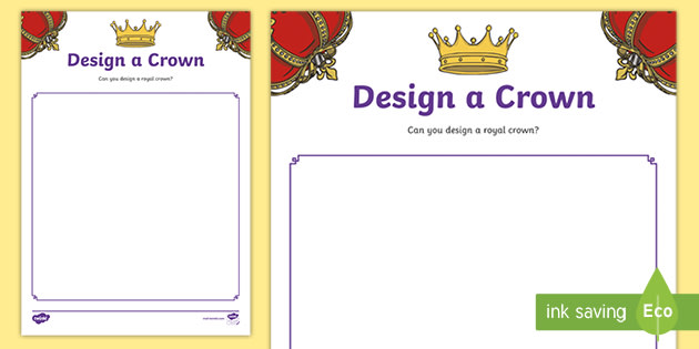 Queen’s Jubilee Activities - Design A Crown - Twinkl