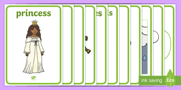 The Princess and the Pea Display Posters (teacher made)