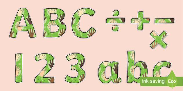 FREE! - Hand Display Lettering (teacher made)