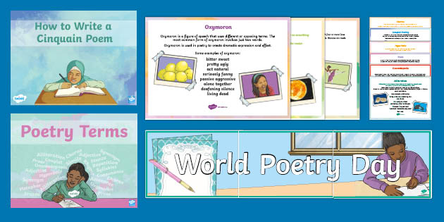 UKS2 World Poetry Day Resource Pack (teacher made)