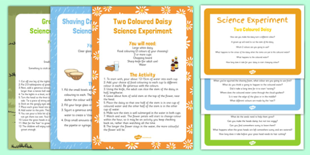 EYLF Spring Themed Science Experiments Resource Pack