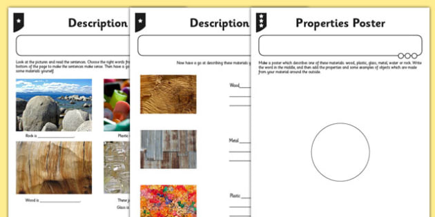 Description Worksheet / Worksheet