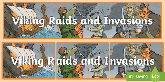 FREE! - Vikings Raids and Invasions Display Banner