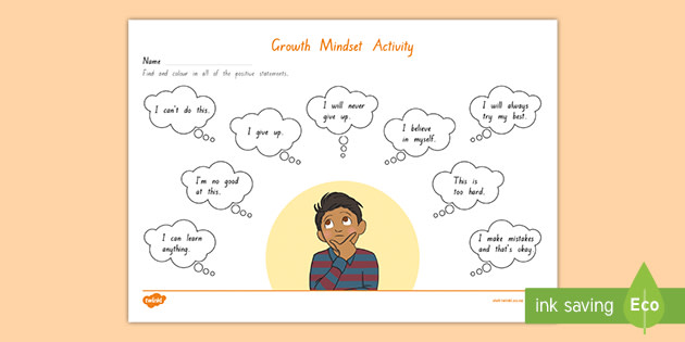 Growth Mindset Activity | Years 4-6 | Twinkl