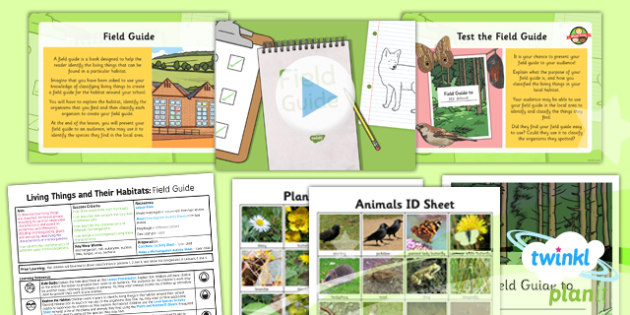 Science: Living Things and Their Habitats: Field Guide Year 6 Lesson Pack 6