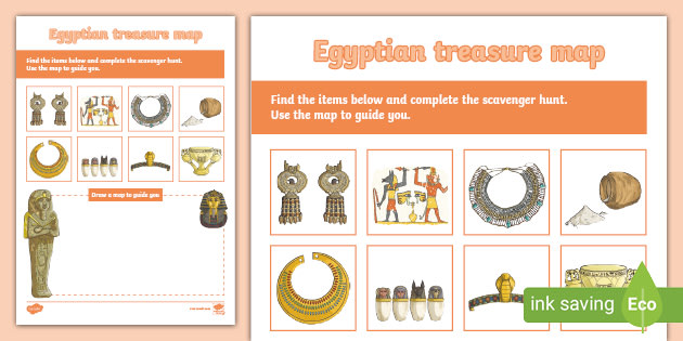 FREE! - Egyptian Treasure Map Activity | Primary Resources