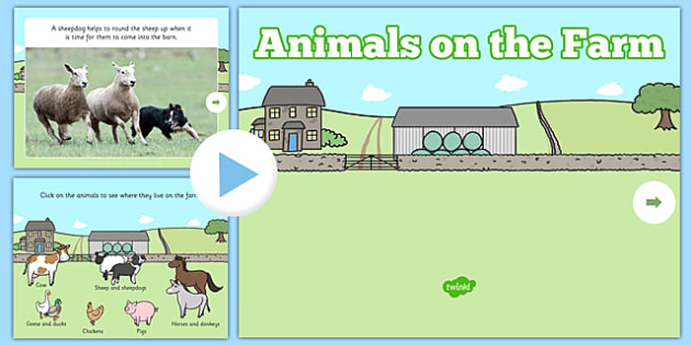 KS1 Animals on the Farm PowerPoint - Teaching Resources