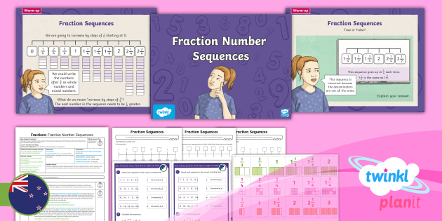 Level 3 Fractions: Order Fractions for Halves, Thirds, Quarters, Fifths and