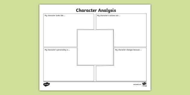 Character Analysis Template Character Analysis Essay Conclusion