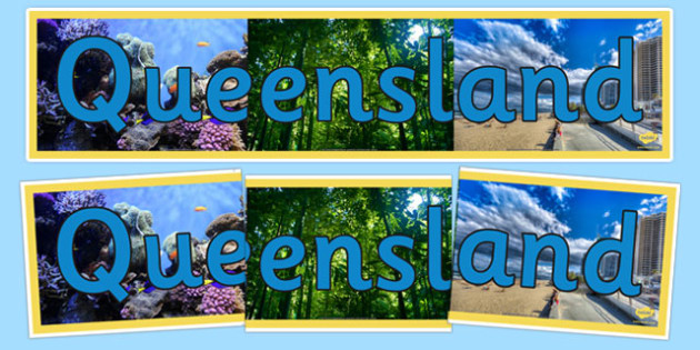 Queensland Display Banner - States and Territories, QLD