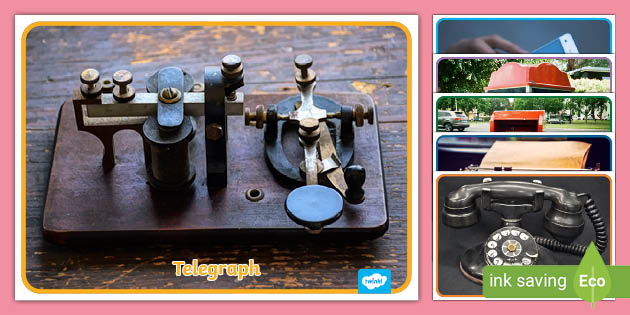 Communication Past and Present Display Photos