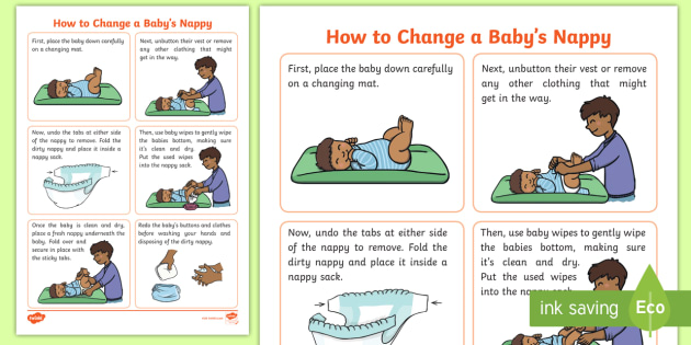 Printable Diaper Changing Procedures Printable Word Searches