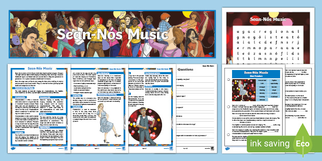 Sean-Nós Music Irish Culture Pack (teacher made)
