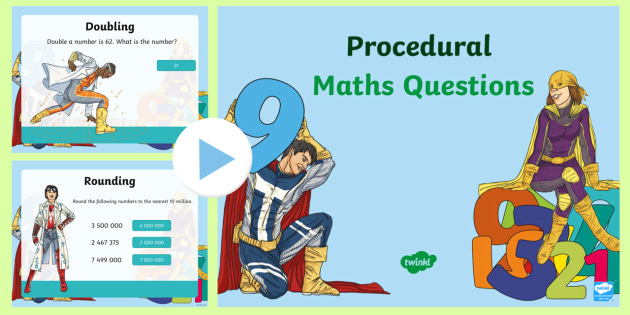 Year 6 Maths Procedural Questions PowerPoint (teacher made)