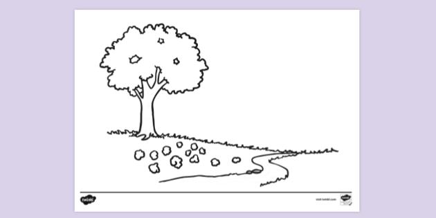 FREE! - Spring Colouring Page for Kids | KS1 Resources | Twinkl