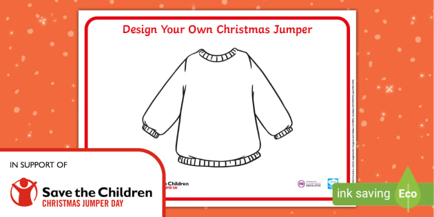 FREE! - Design a Jumper | Christmas Jumper Day Template | Twinkl