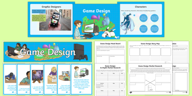 Game Design Resource Pack (teacher made)