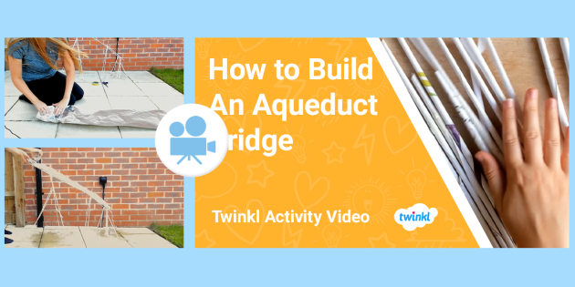 FREE! - KS2 (Ages 7-11) Activity Video: Aqueduct Challenge for Kids