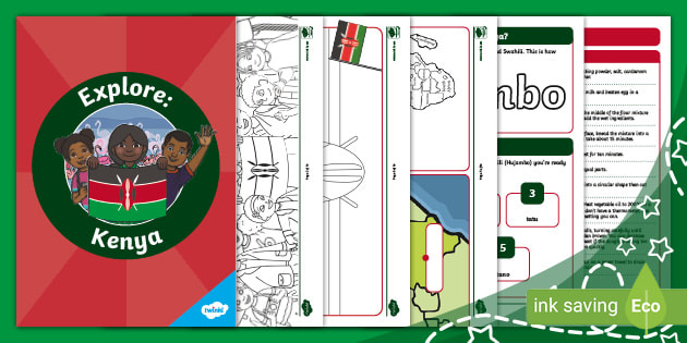 Explore: Kenya Activity Booklet (Teacher-Made)