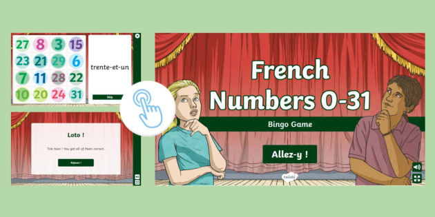 👉 French: Numbers Interactive Game (teacher made)