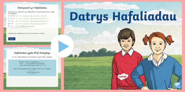 Pŵerbwynt Datrys Hafaliadau Blwyddyn 6 (teacher made)
