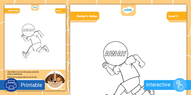 Rocket's Rebus - Volume 2 - Logic Puzzle for Kids – Twinkl