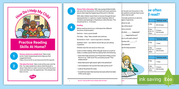 How Do I Help My Child Practice Reading Skills At home?