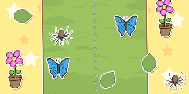 Garden Planning Fractions Cut and Stick Activity