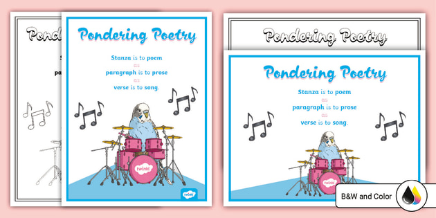 Poetry for 6th Graders Poster | Printable Resource | Twinkl