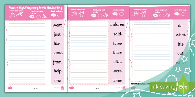 High Frequency Words Worksheets | twinkl.com.au