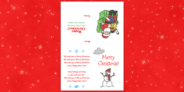 Class Christmas Card