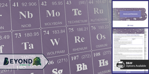 KS3 Atoms & the Periodic: Atoms and Elements (Home Learning)
